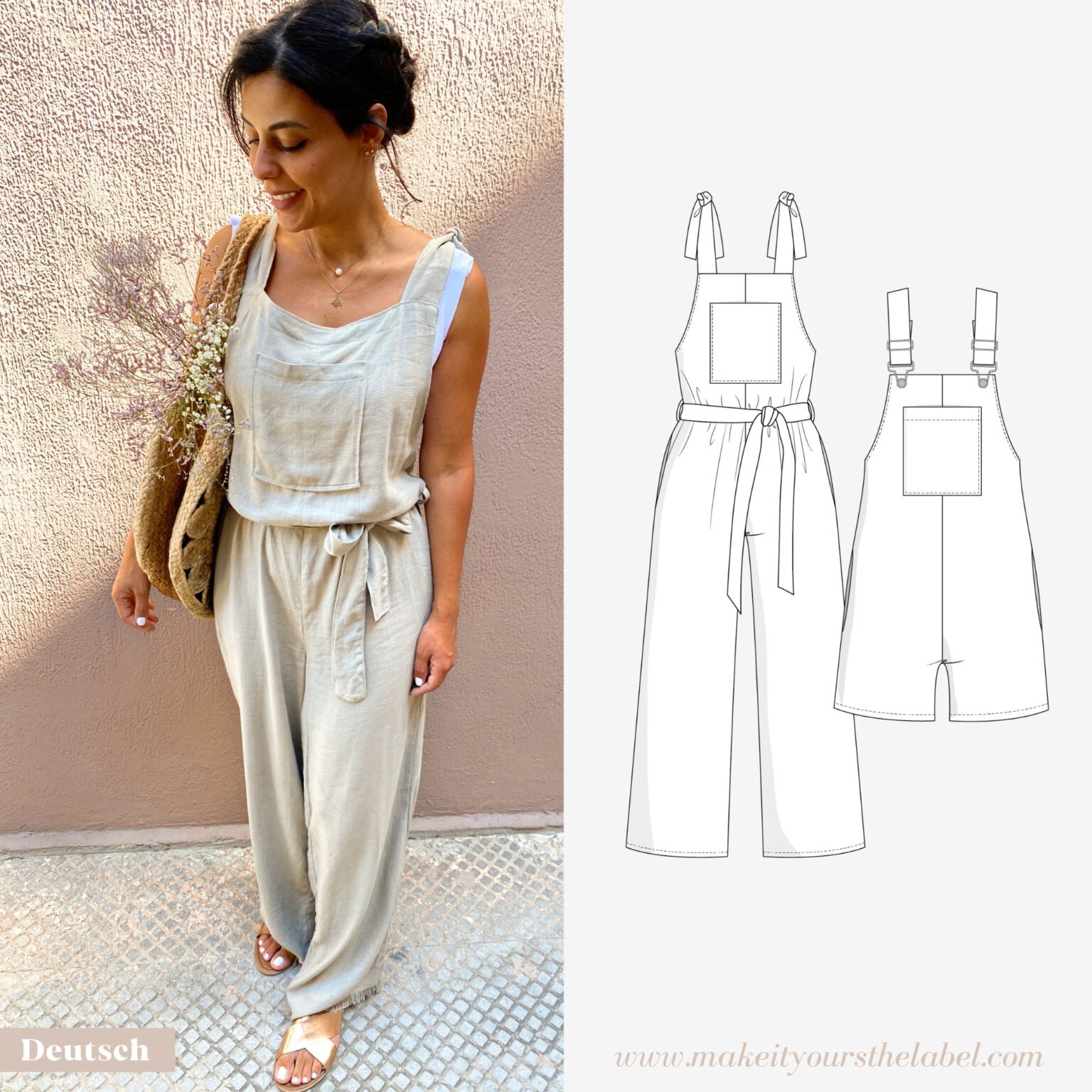 Top & Palazzo Hose - Schnittmuster Set • Make it Yours