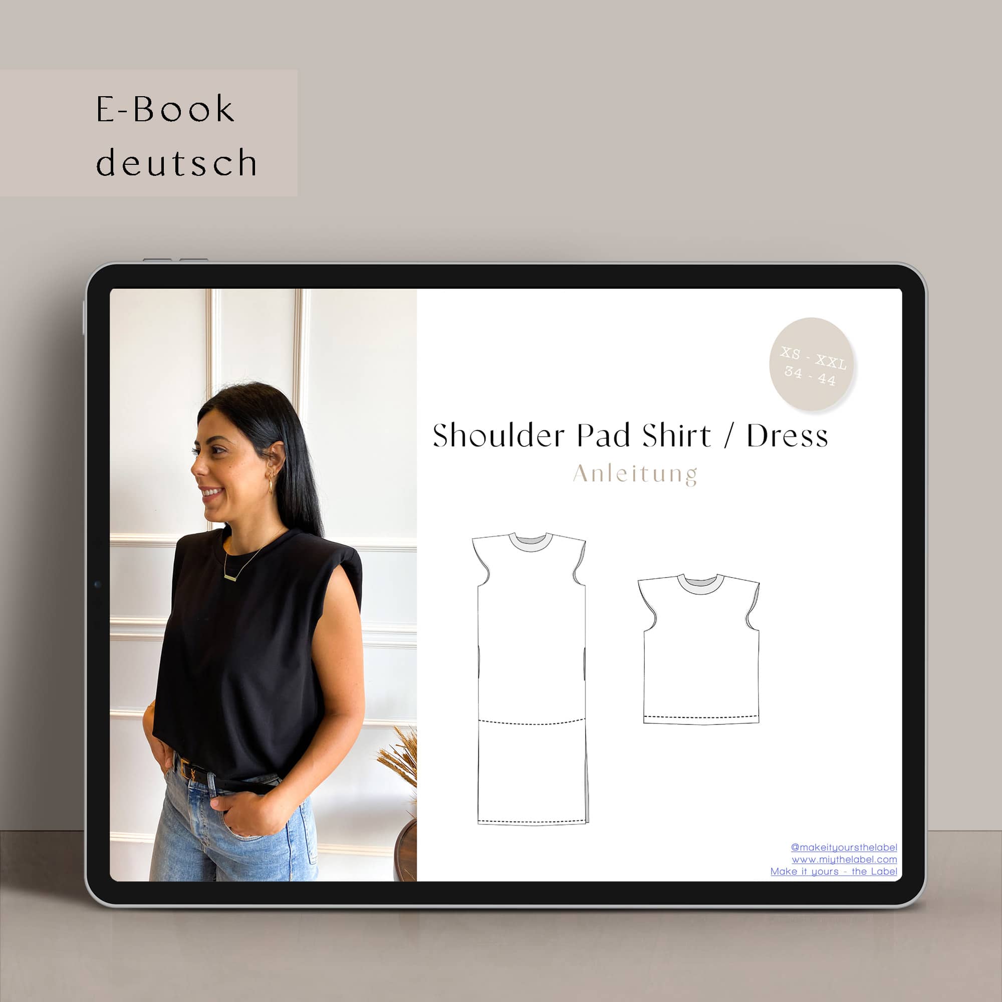 Bell Bottom Jersey Pants Pattern - english • Make it Yours