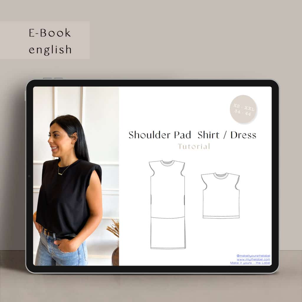 DIY Shoulder Pad Shirt - Sewing Pattern and Tutorial • Make it Yours
