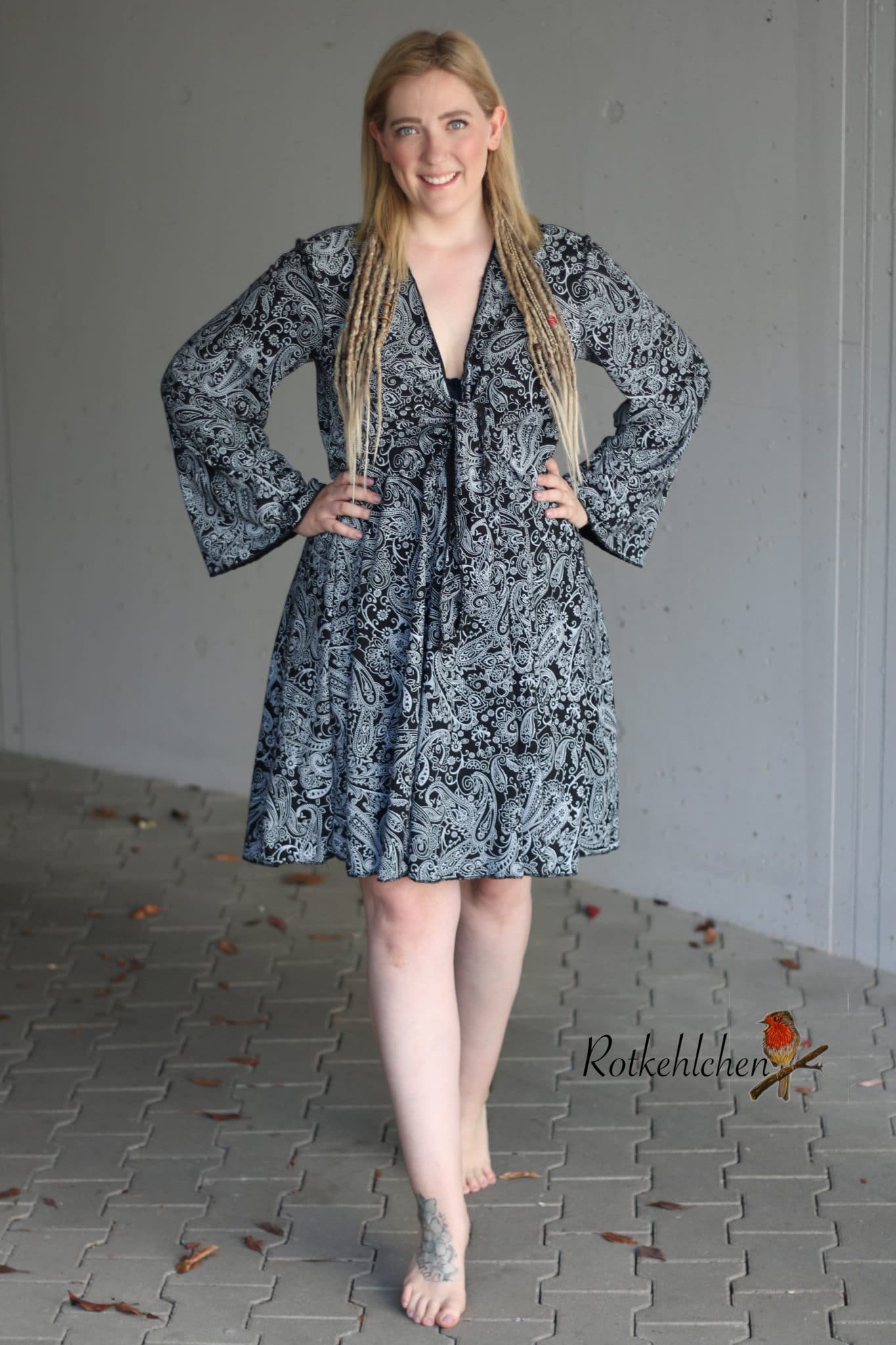 Front Tie Dress - Sewing Pattern and Tutorial in english • Make it Yours